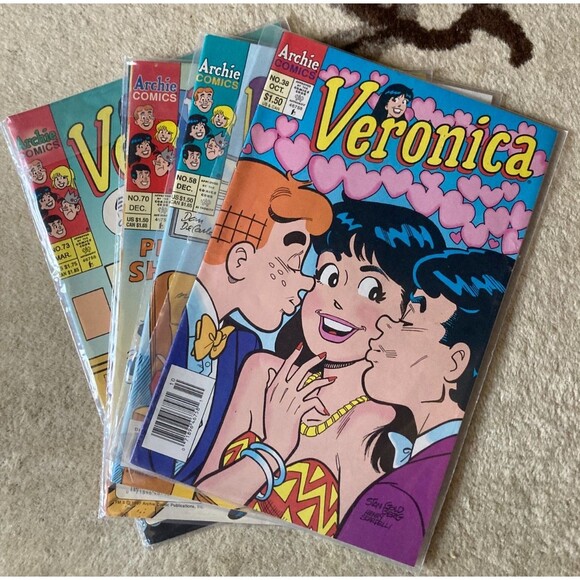 Archie Comics | Other | Vintage 9s Veronica Comic Lot 990s Veronica ...